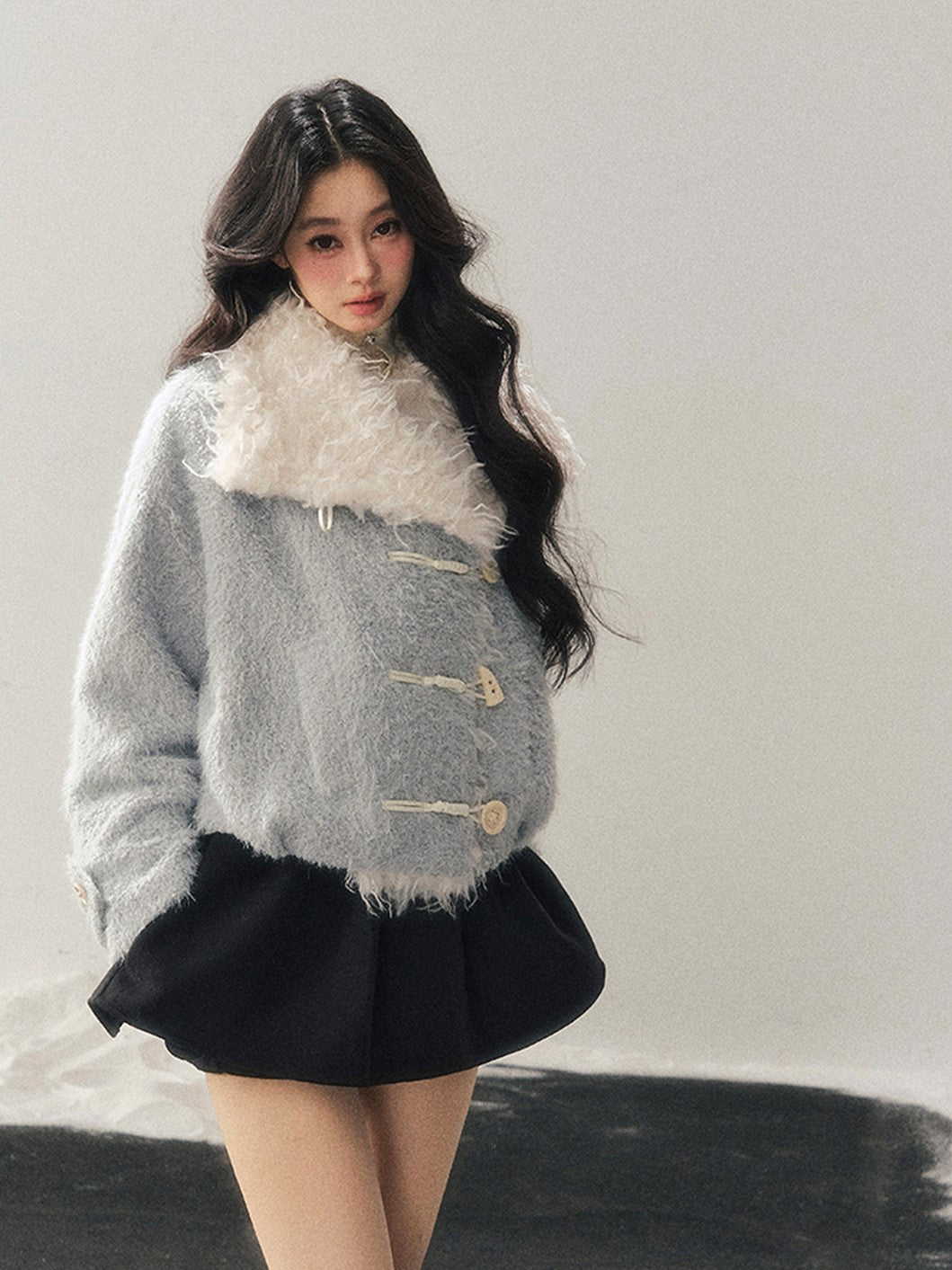 Glacier Blue Quilted Jacket DIA0826 – Young Social Club.